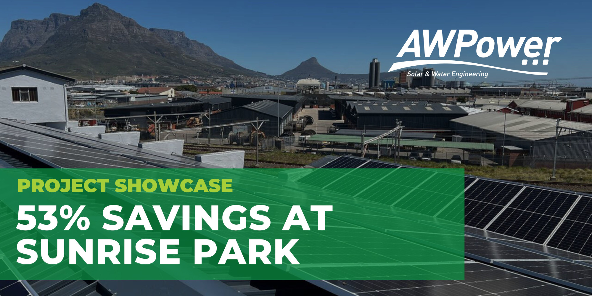 53% Savings from Sunrise Park’s 258kWp solar system