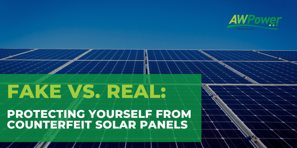 How To Protect Yourself From Counterfeit Solar Panels | AWPower